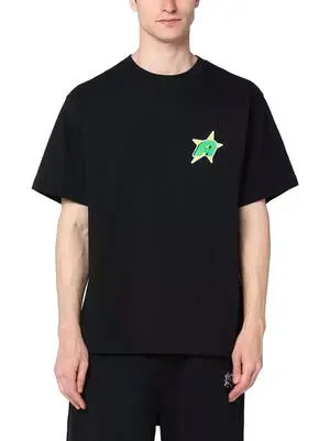 AWAKE NY Star-applique T-shirt - Black