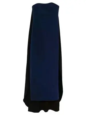 Amsale Sheath Gown - Blue