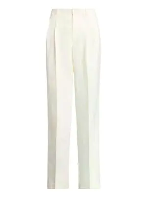 Polo Ralph Lauren Pleated Straight-leg Trousers - White
