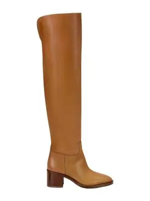 Ralph Lauren 55mm Barnet Leather Knee-high Boots - Brown
