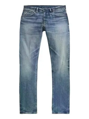 Ralph Lauren Faded Straight-leg Jeans - Blue