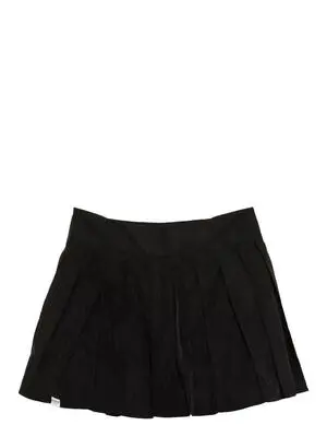 CHOCOOLATE Pleated Skirt - Black