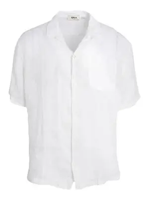 Altea Bart Short-sleeve Revere-collar Shirt - White