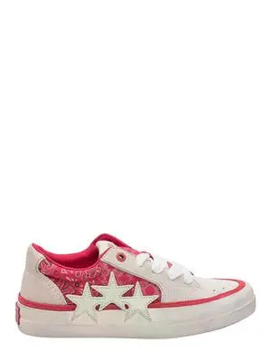 Amiri Paisley-Print Trainers Red