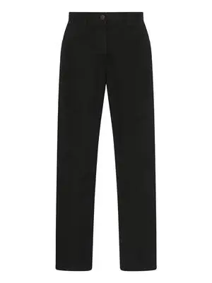 THE ROW Logo-patch Jeans - Black