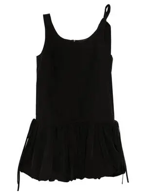 TOUT A COUP Gathered-detailing Dress - Black