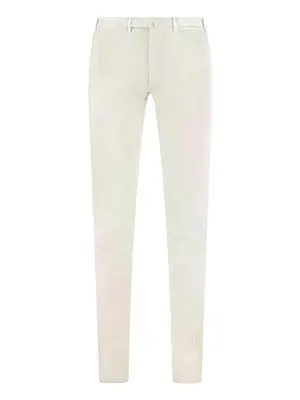 THE (ALPHABET) Cotton-blend Chino Trousers - White