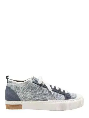 Eleventy Knitted Low Top Sneakers - Blue