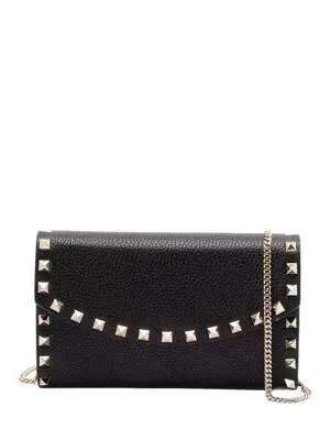 Valentino Garavani Rockstud-embellished Chain Shoulder Bag - Black