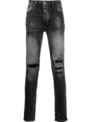 Ksubi Van Winkle Burnt Skinny Jeans - Black