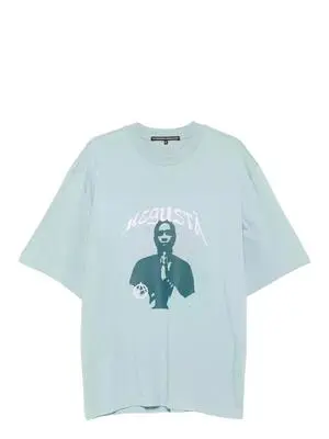 MEGUSTA Graphic-print T-shirt - Blue
