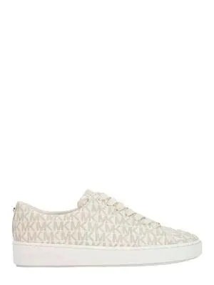 Michael Kors Monogram-print Sneakers - Neutrals