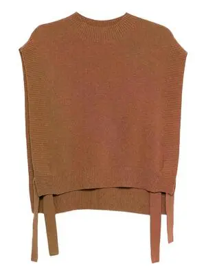 A.p.c. Strap-detail Vest - Brown