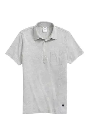 Brooks Brothers Embroidered Polo Shirt Grey