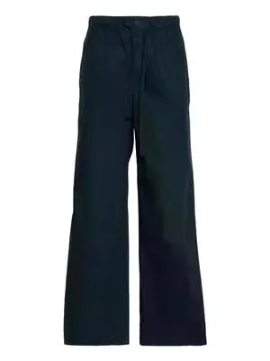 MODES Poplin Straight-leg Trousers - Blue