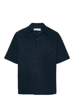 MODES Short-sleeve Poplin Shirt - Blue