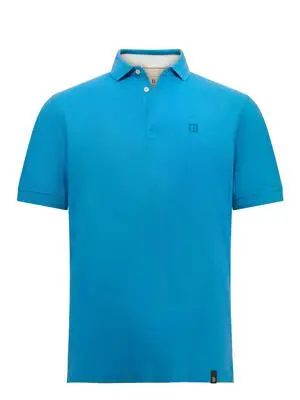 Boggi Milano Cotton-piqué Logo Polo Shirt - Blue