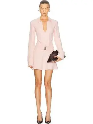 ATTICO THE ATTICO Collar Mini Dress