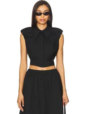 CAMILA COELHO Gurina Top - Black