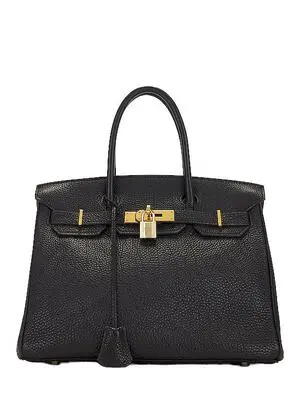 FWRD RENEW Hermes Togo Birkin 30 Handbag - Black