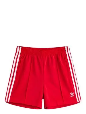 Adidas Firebird Relaxed Fit Shorts - Better Scarlet/white