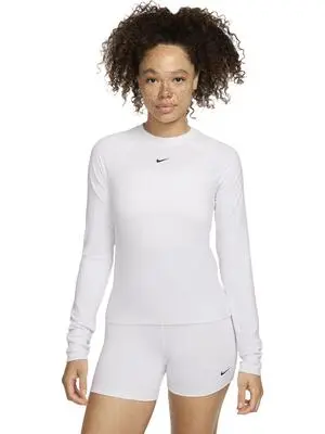 Nike Pro Dri-fit Long-sleeve Top - White