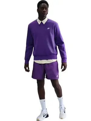 Nike Club Woven Flow Shorts Purple