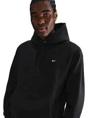 Nike Solo Swoosh Pullover Hoodie - Black