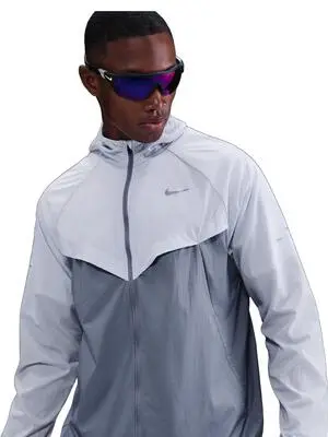 Nike Stride Repel Uv Running Jacket - Grey