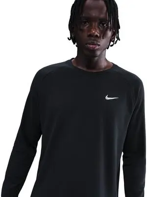 Nike Stride Dri-fit Running Waffle Crew - Black