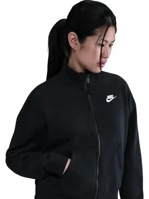 Nike Sportswear Club Fleece Loose Track Jacket - Black
