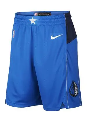 Nike Dallas Mavericks Icon Edition Nba Swingman Shorts - Blue