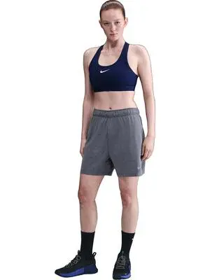 Nike Attack Dri-fit Fitness Mid-rise 5" Unlined Shorts - Blue