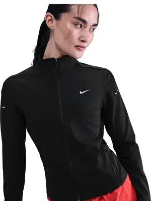 Nike Swift Dri-fit Full-zip Mid-layer Running Top - Black