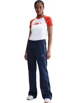 Nike Sportswear Windrunner Mid-rise Slim Knit Pants - Blue