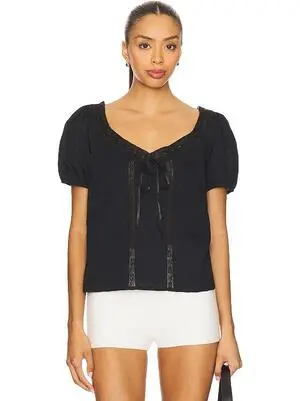 Paige Anzio Top - Black