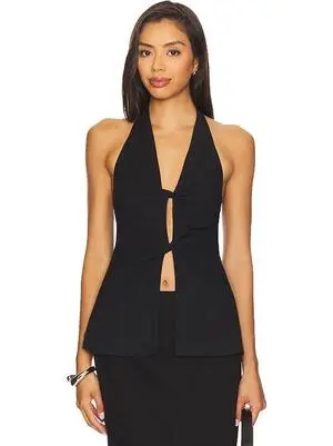 SEVEN WONDERS Robyn Top - Black
