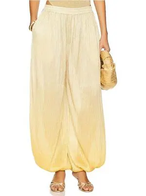Ronny Kobo Dickens Metallic Pant - Canary Yellow