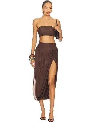 MAYGEL CORONEL Noriega Dress - Wood