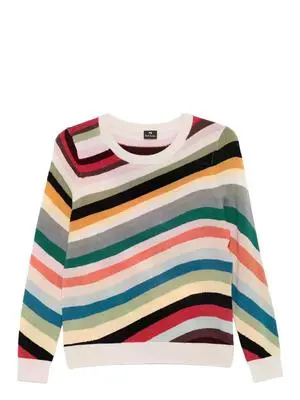 Paul Smith Striped Merino Wool Jumper - Yellow