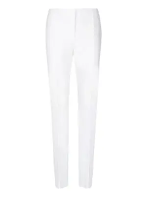 Sportmax Side-pocket Zip-bottom Trousers - White