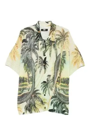 Amiri Palm Tree-print Shirt - Green