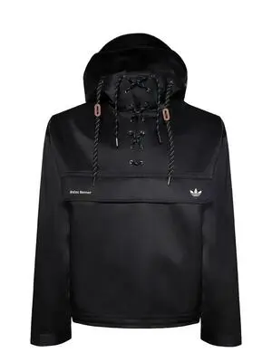 Adidas Wales Bonner Lace-up Hoodie - Black