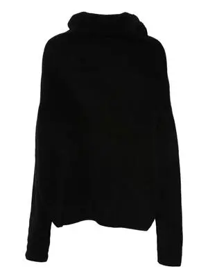 Rick Owens Shroud Hooded Jumper - Black