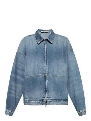 Fear Of God Essentials Denim Trucker Jacket - Classic Blue