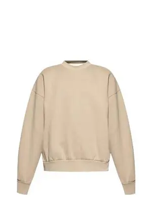 Fear Of God Essentials Classic Fleece Crewneck Sweatshirt - Timber