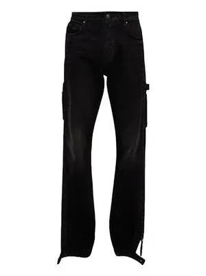 Amiri Stack Workman Jeans - Aged Black