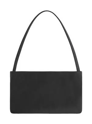 Cos High-Shine Shoulder Bag - Blue | Editorialist