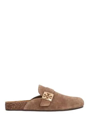 Tory Burch Mellow Suede Mules - Brown