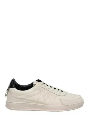 GIULIANO GALIANO Panelled Lace-up Trainers - White